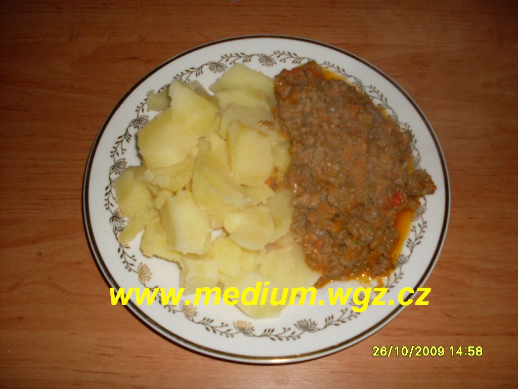 Mleté maso s bramborem - Recepty pro všechny